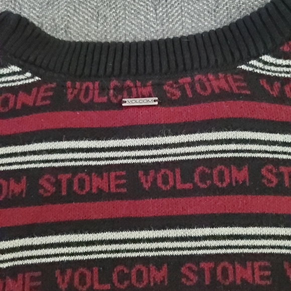 Volcom | Sweaters | Volcom Crewneck Logo Sweater Medium Nwt | Poshmark